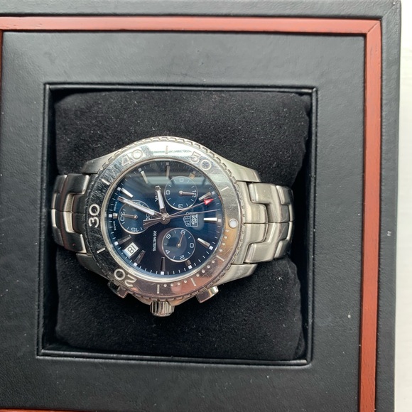 Tag Heuer | Accessories | Tag Heuer Blue Face Mens Watch | Poshmark